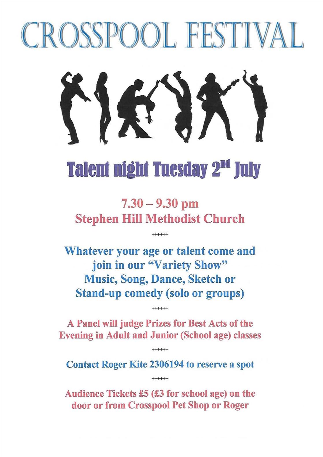 CROSSPOOL’S GOT TALENT 2019 – Crosspool News – crosspool.info