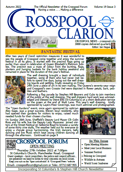 Crosspool Clarion Autumn 2022 – Crosspool News – crosspool.info